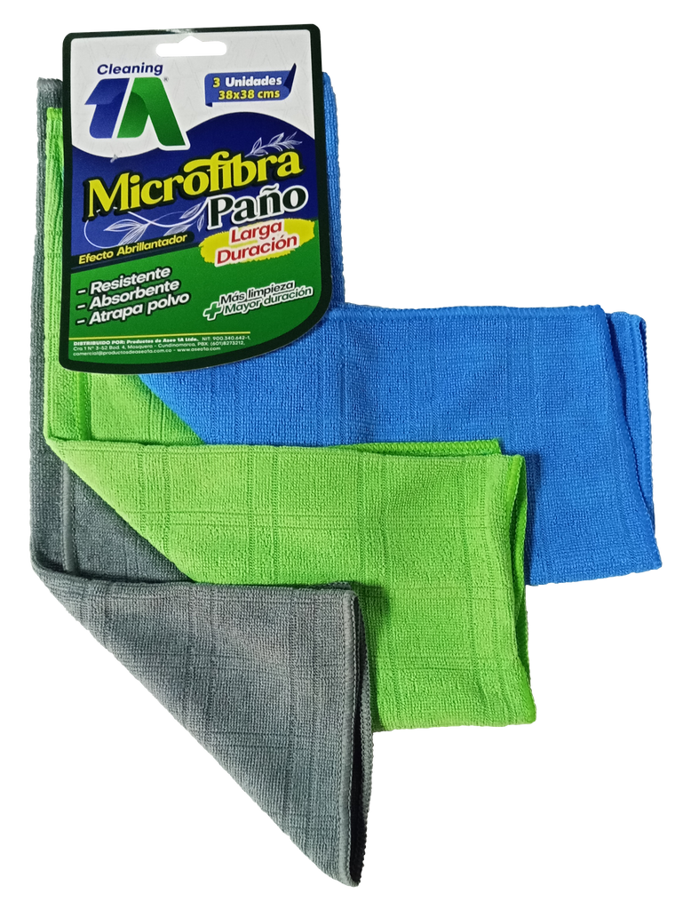 Paño Microfibra Larga Duración – Productos de Aseo 1A Ltda.